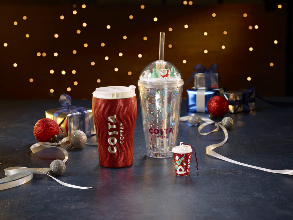 Costa Coffee releases reusable festive range | Packaging Scotland