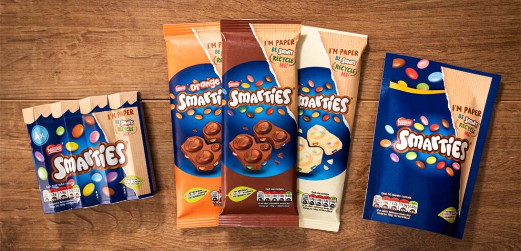 Nestlé unveils paper packaging for Smarties range | Packaging Scotland