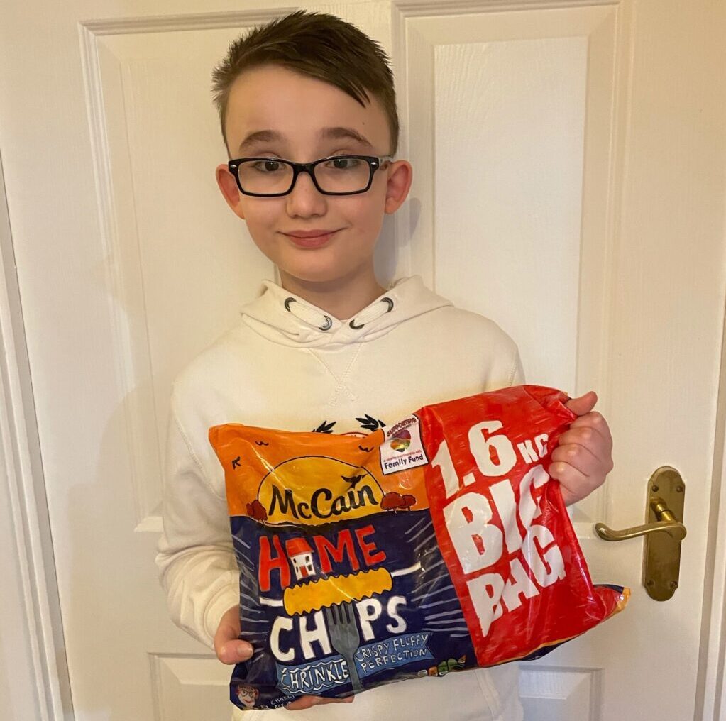 Ten year old 'overjoyed' to see his design on limited edition McCain ...
