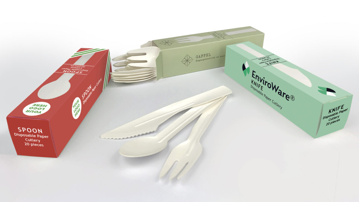 Firm celebrates launch of disposable paper cutlery in retail packs ...