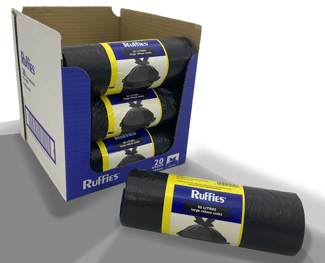 Recycled refuse sacks make use of agricultural plastic waste ...