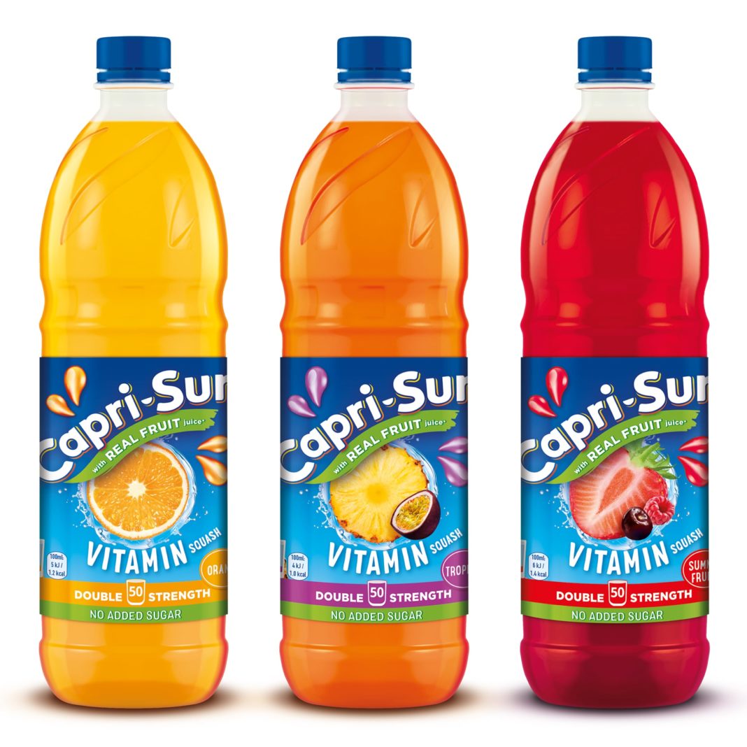 Capri-Sun unveils refreshed pack design with new squash offering ...