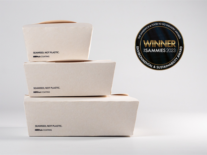 Coveris and Notpla celebrate award win | Packaging Scotland