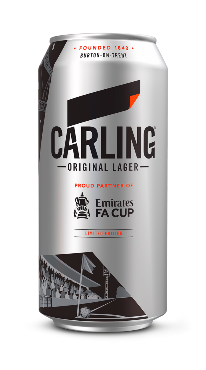 Carling celebrates the FA Cup with new packaging | Packaging Scotland