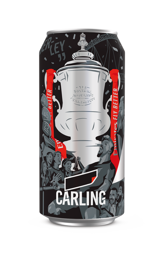 Carling celebrates the FA Cup with new packaging | Packaging Scotland