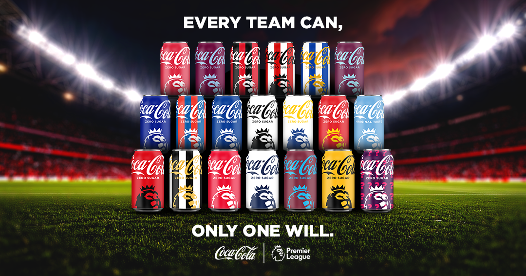 Coca-Cola unveils cans in colours of English Premier League teams ...