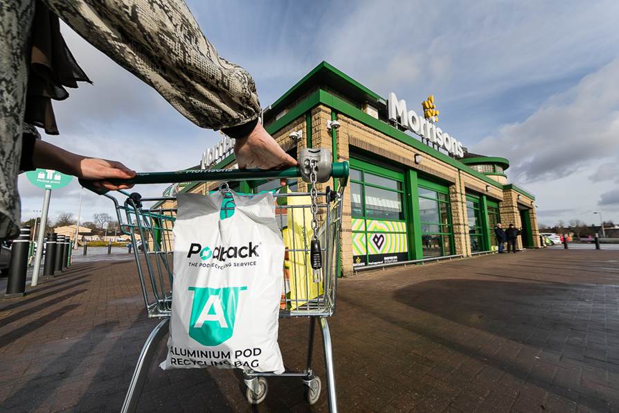 Podback and Morrisons celebrate recycling 10 million coffee pods in ...