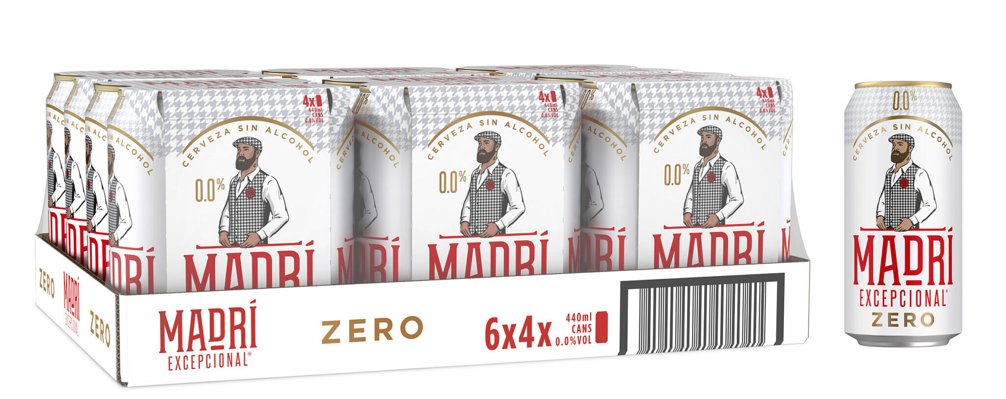 Madrí Excepcional 0.0% launches in 4x440ml can format | Packaging Scotland